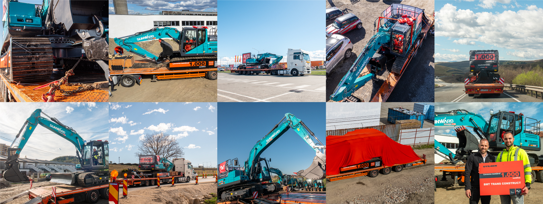 UTILBEN has delivered 1000 Sunward machines in Romania