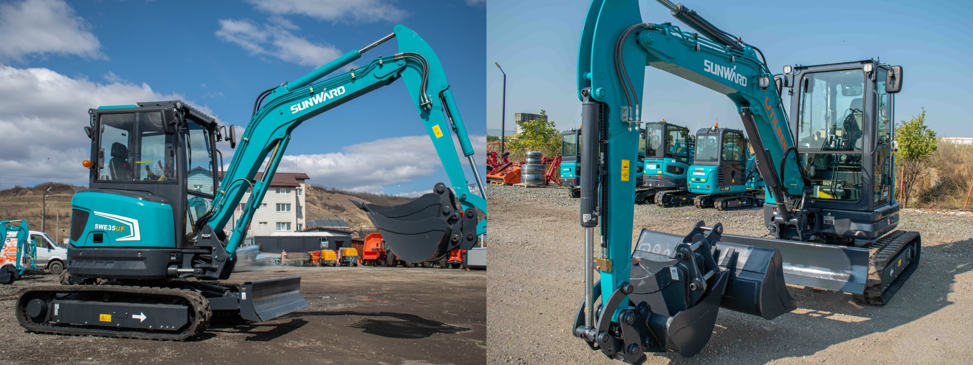 Totul despre miniexcavator Sunward SWE 35UF